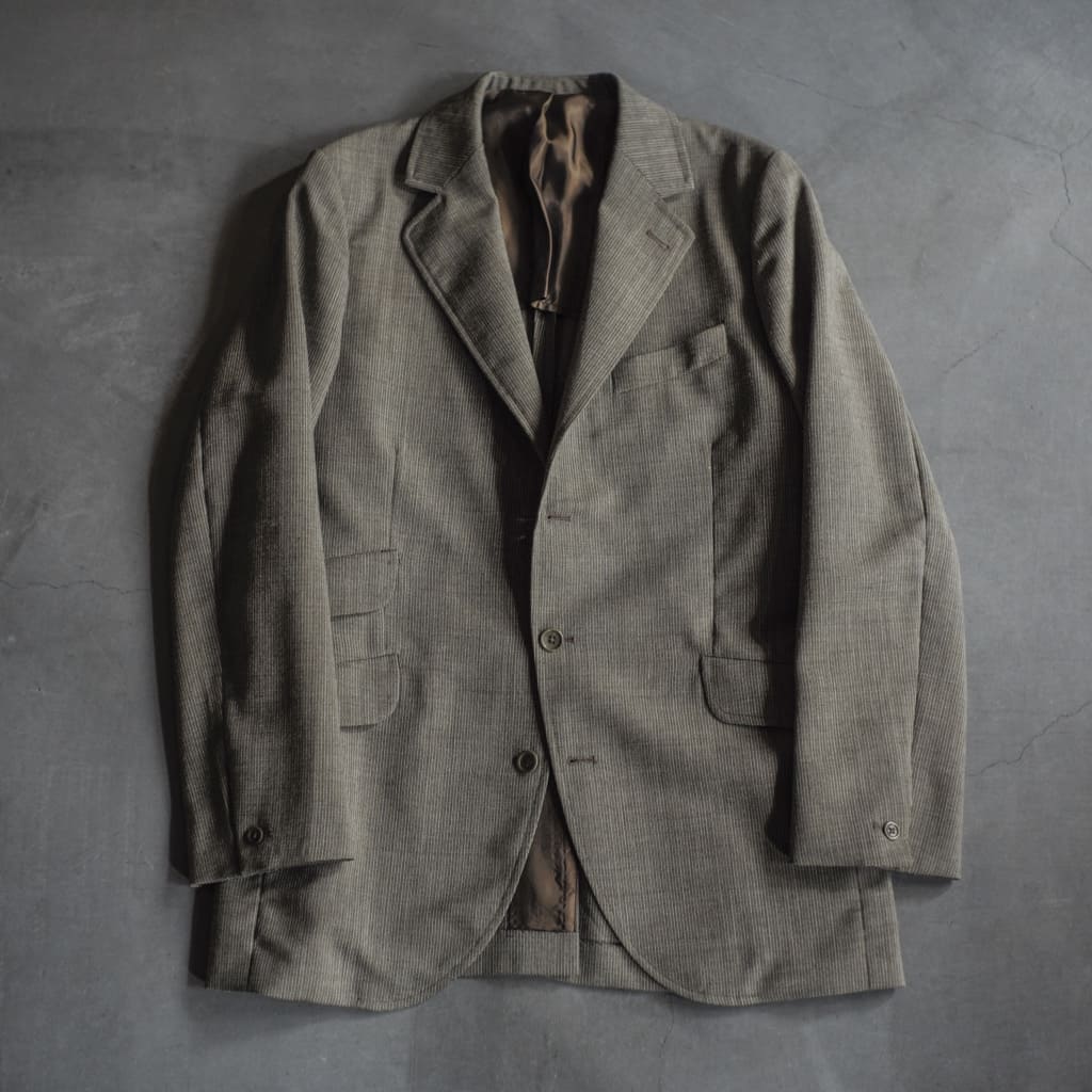 CHARLY - FOX AIR WOOL - OLIVE TENNIS STRIPE – ANATOMICA KYOTO アナトミカ京都