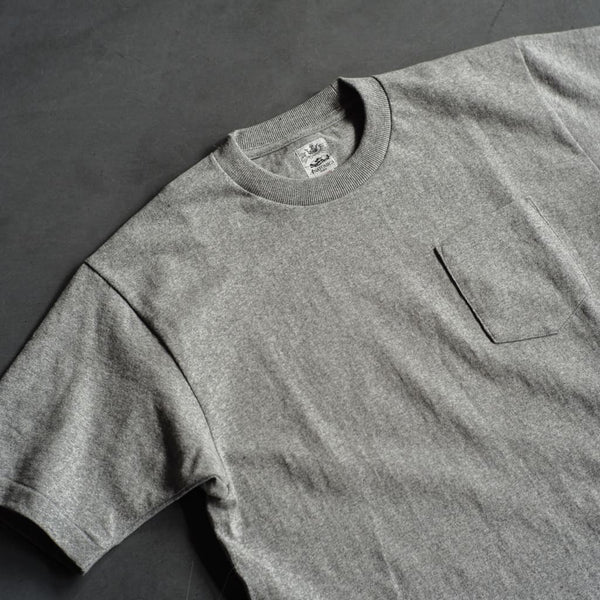 POCKET TEE - USA COTTON - WHITE & BLACK & GREY – ANATOMICA KYOTO アナトミカ京都