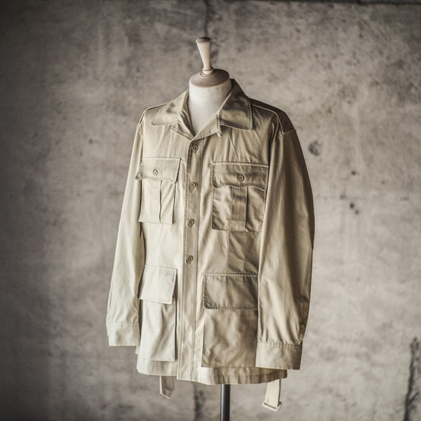 USAF BUSH JACKET - COTTON POPRIN - BEIGE – ANATOMICA KYOTO アナトミカ京都